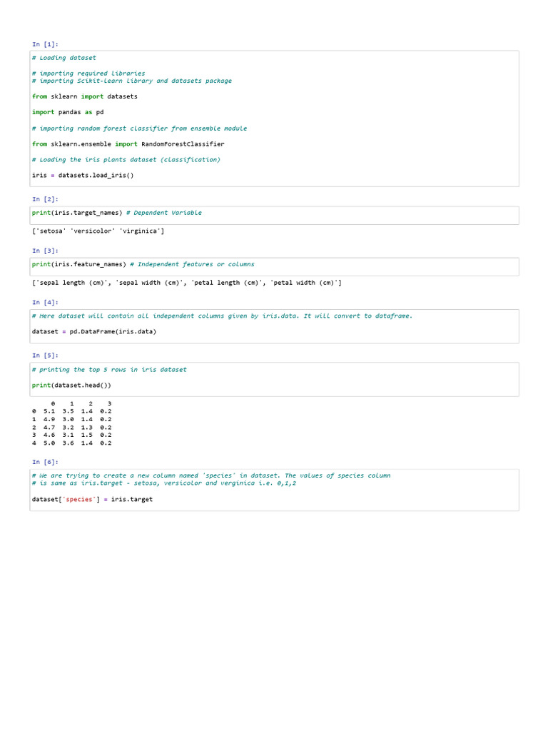 L3 - Classification - RandomForest - Jupyter Notebook | PDF | Accuracy And Precision | Applied ...
