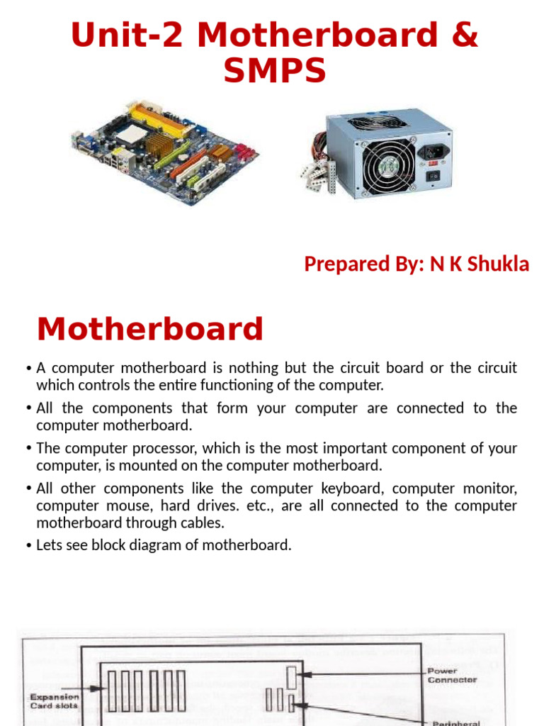 Understanding Motherboard Components | PDF | Rectifier | Power Supply