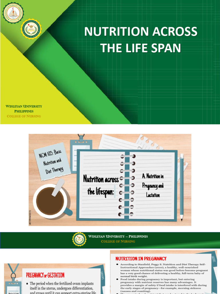 Nutrition Across The Lifespan | PDF