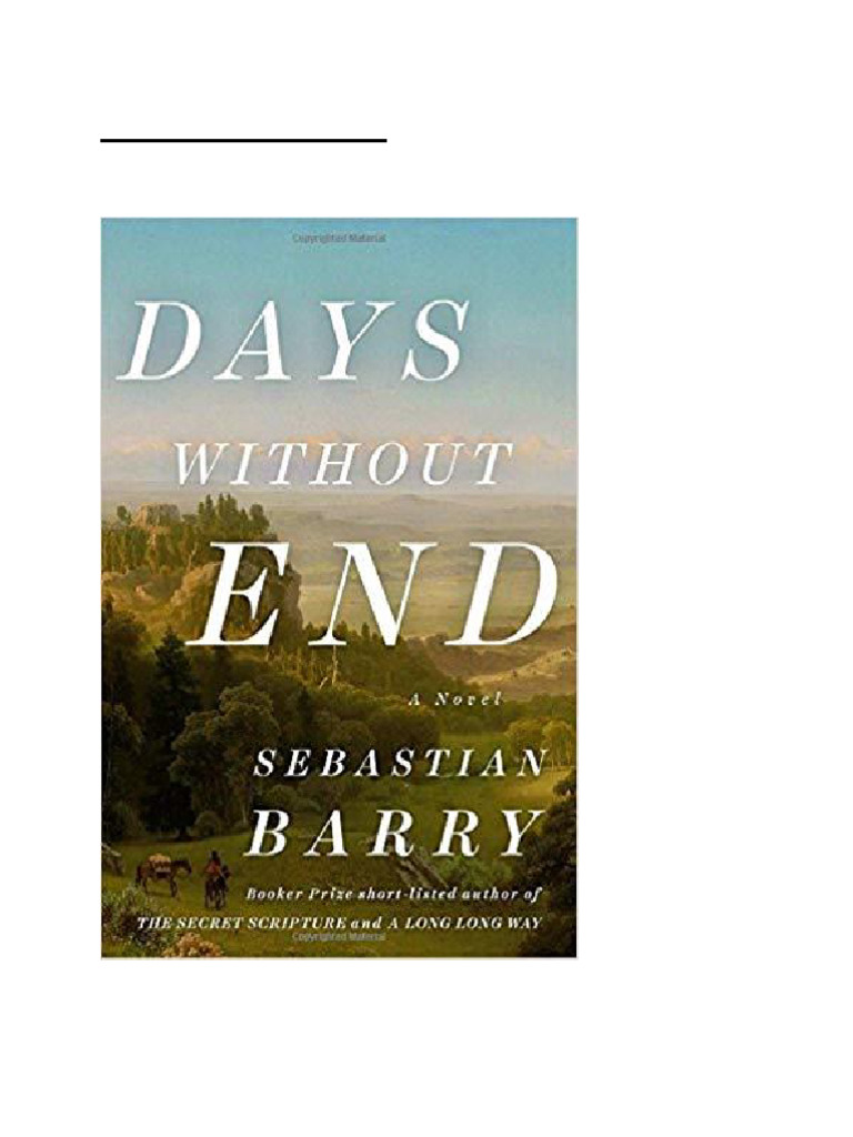 Days Without End: Irish Soldier's Journey | PDF