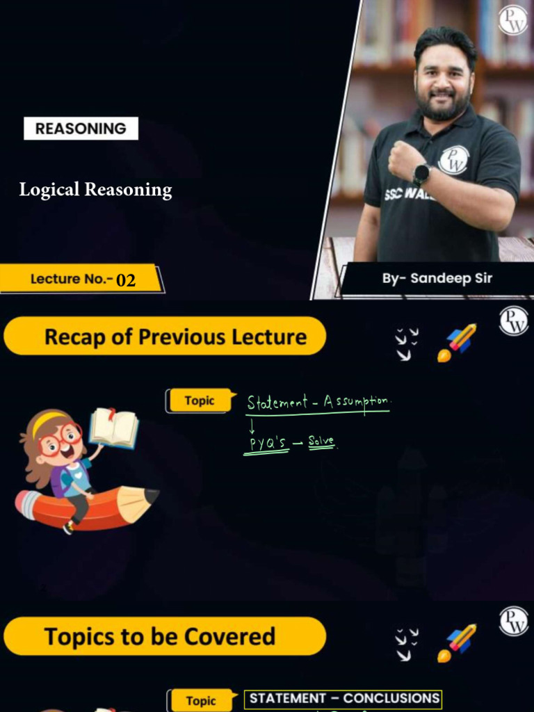 Logical Reasoning Techniques Explained | PDF