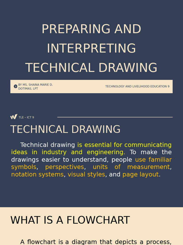 Week 10 - Preparing and Interpreting Technical Drawing | PDF