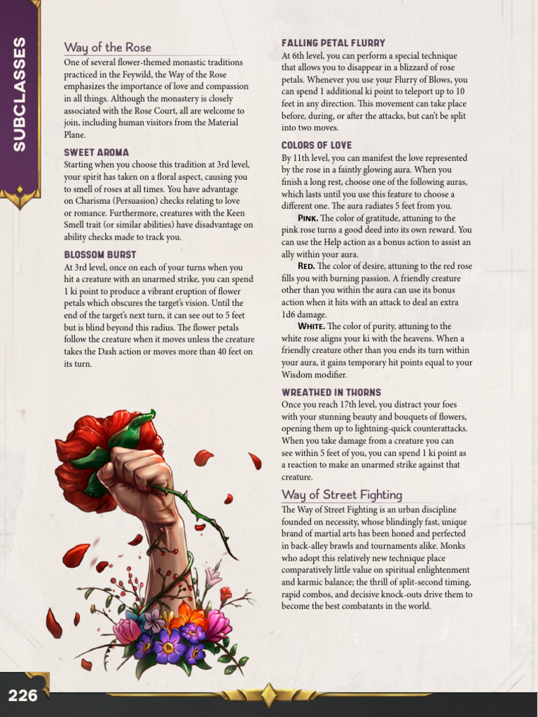 Way of Rose and Street Fighting | PDF