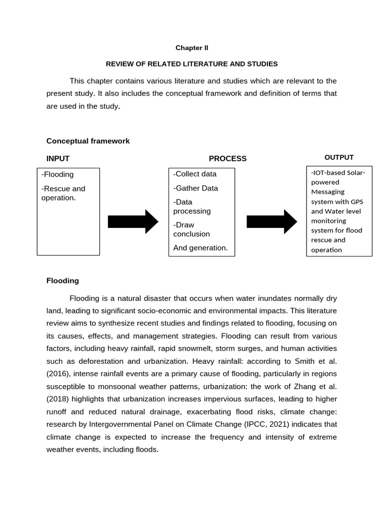 Chapter II Innovations (Iot) | PDF | Flood | Internet Of Things