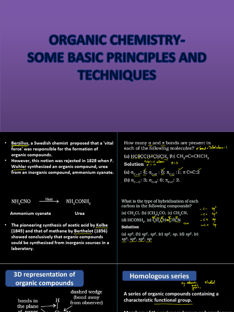 Chemistry Chapter 8 & 9 Short Note Live Notes | PDF | Organic Compounds ...