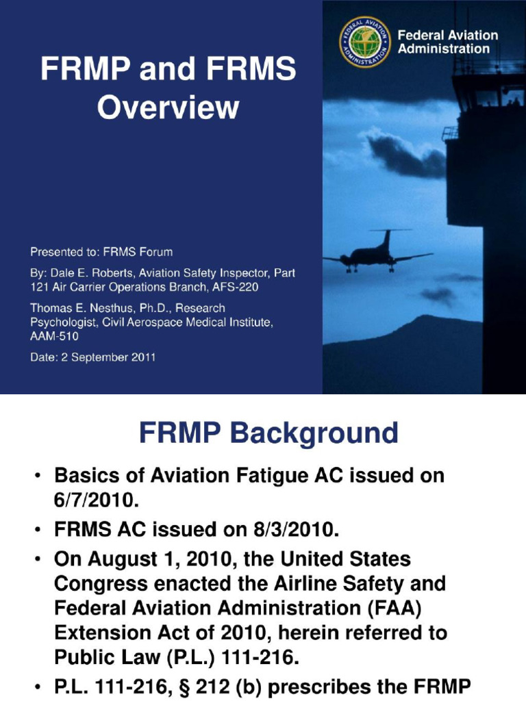 FAA FRMP | PDF