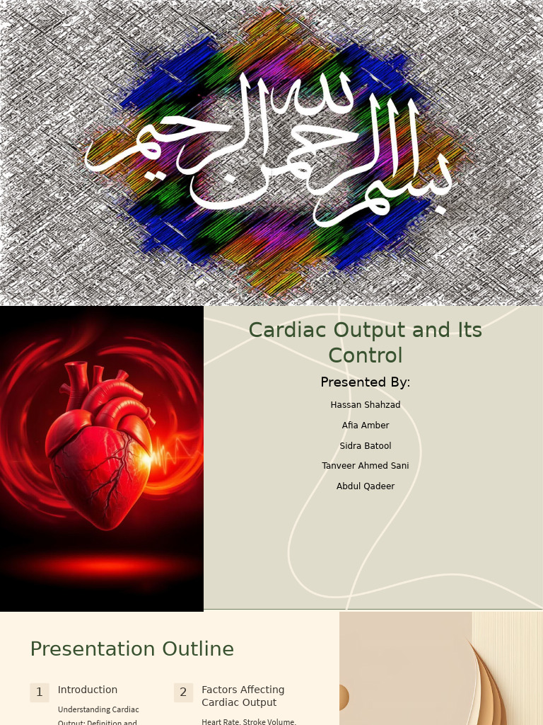 Cardiac Output and Its Control | PDF | Heart | Heart Rate