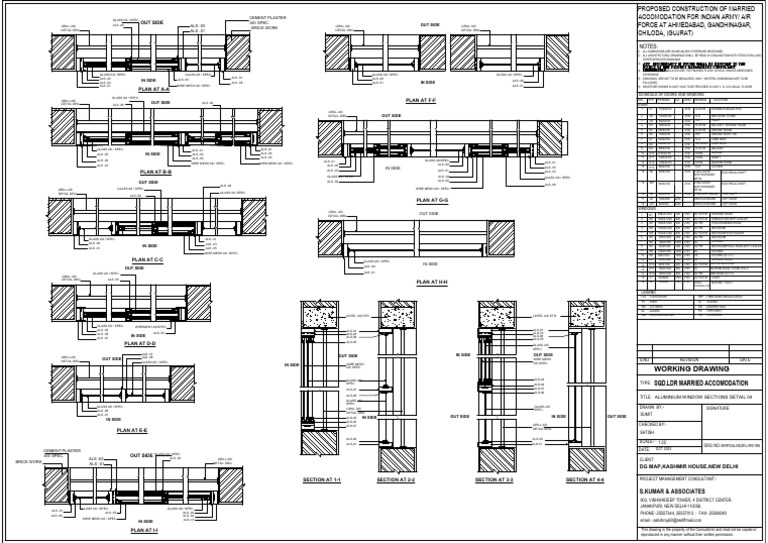 DG Map - SQFL - Window Plan & Section | PDF