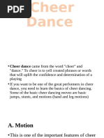 Basic Cheer Motions | PDF | Wellness