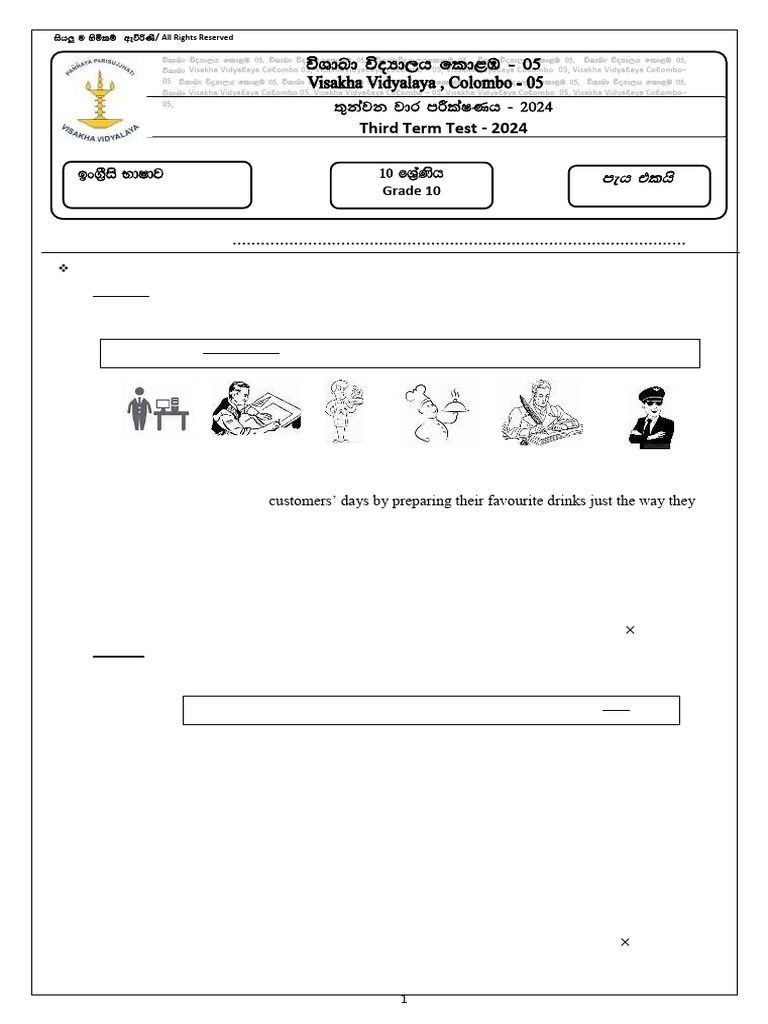 English Grade 10 | PDF