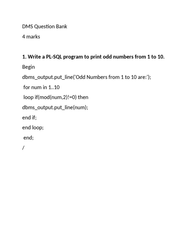 PL/SQL Programming and Database Concepts | PDF | Database Transaction ...