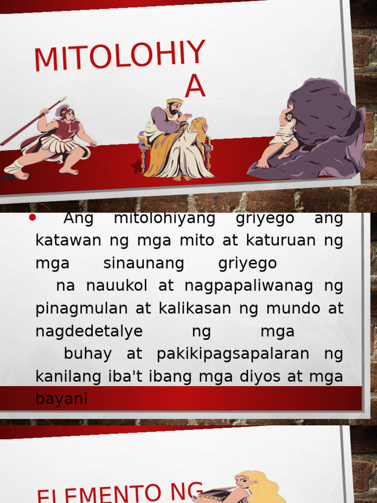 Fil Mitolohiya Lesson 1 | PDF