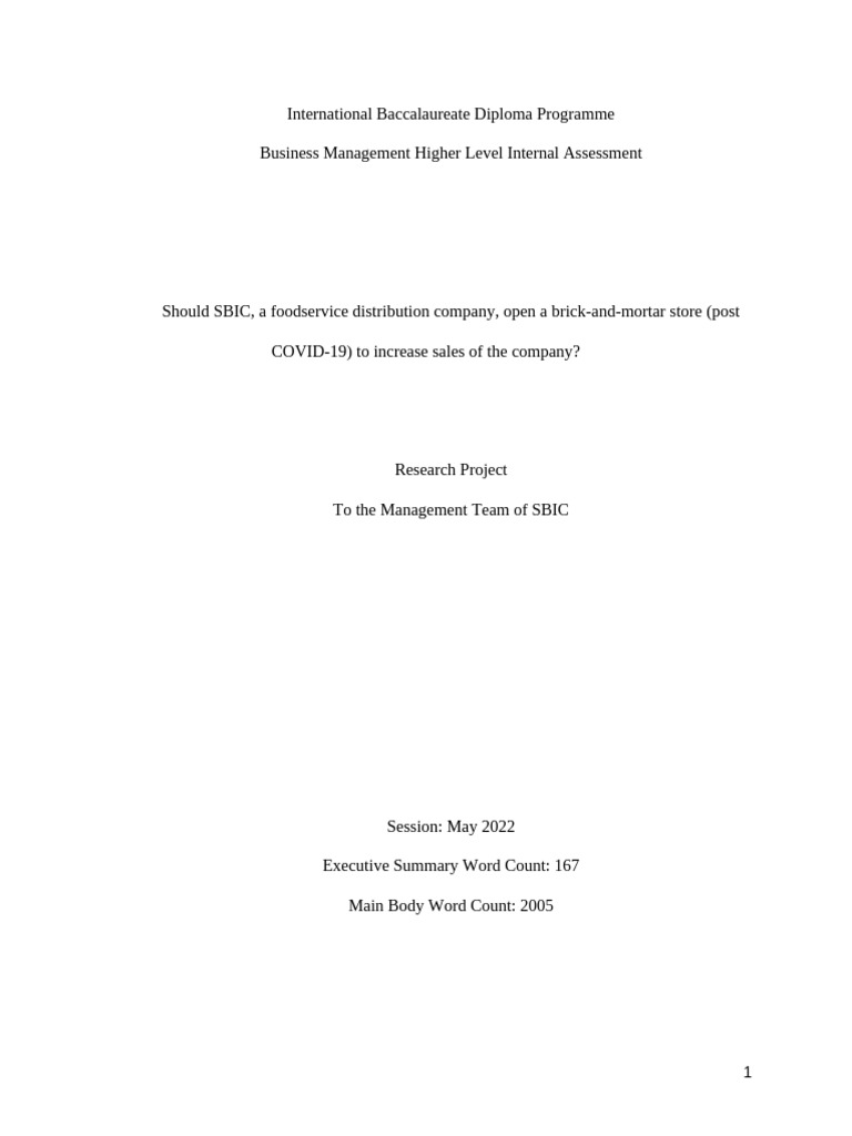 Ong_Sofia BM HL IA (Final Draft) | PDF | Gross Domestic Product | Economies
