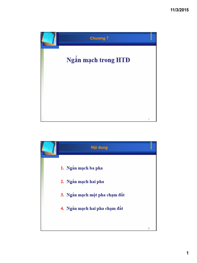 Chuong 7 Ngan mach trong HTD | PDF