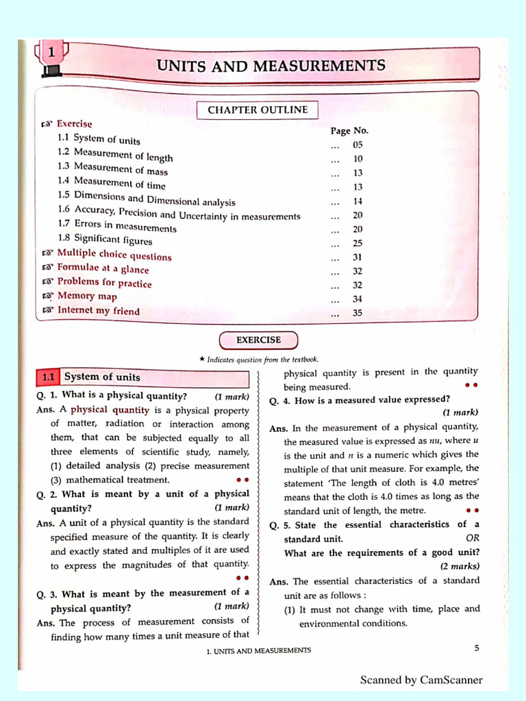 Physics Class 11 | PDF
