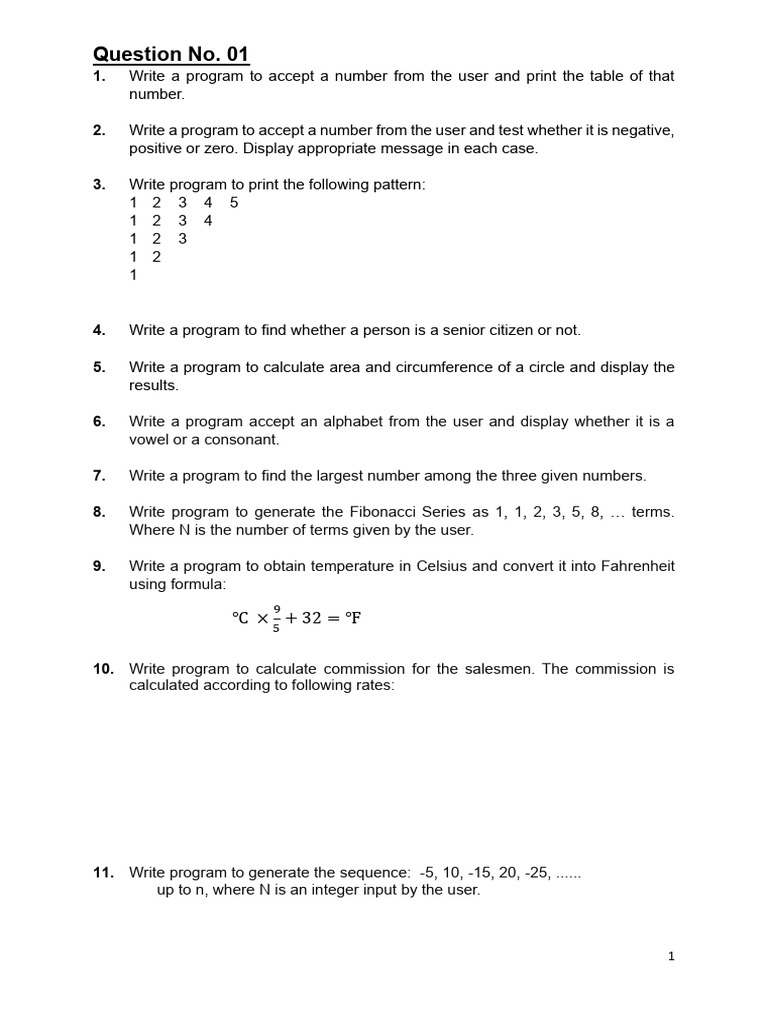 XI_FINAL_CS_LIST_PRG | PDF | String (Computer Science) | Numbers
