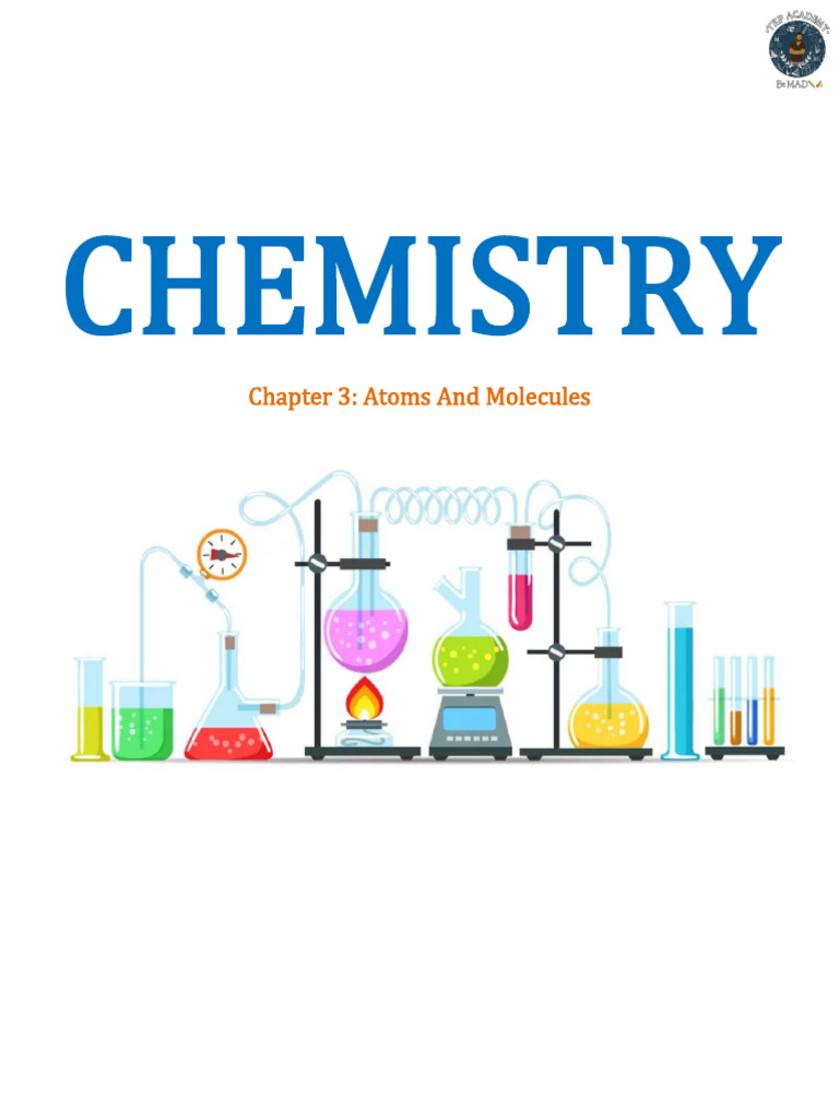 Chapter 3 Atoms and Molecules | PDF | Mole (Unit) | Molecules