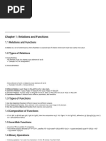 Relations and Functions Formula Sheet | PDF | Function (Mathematics ...