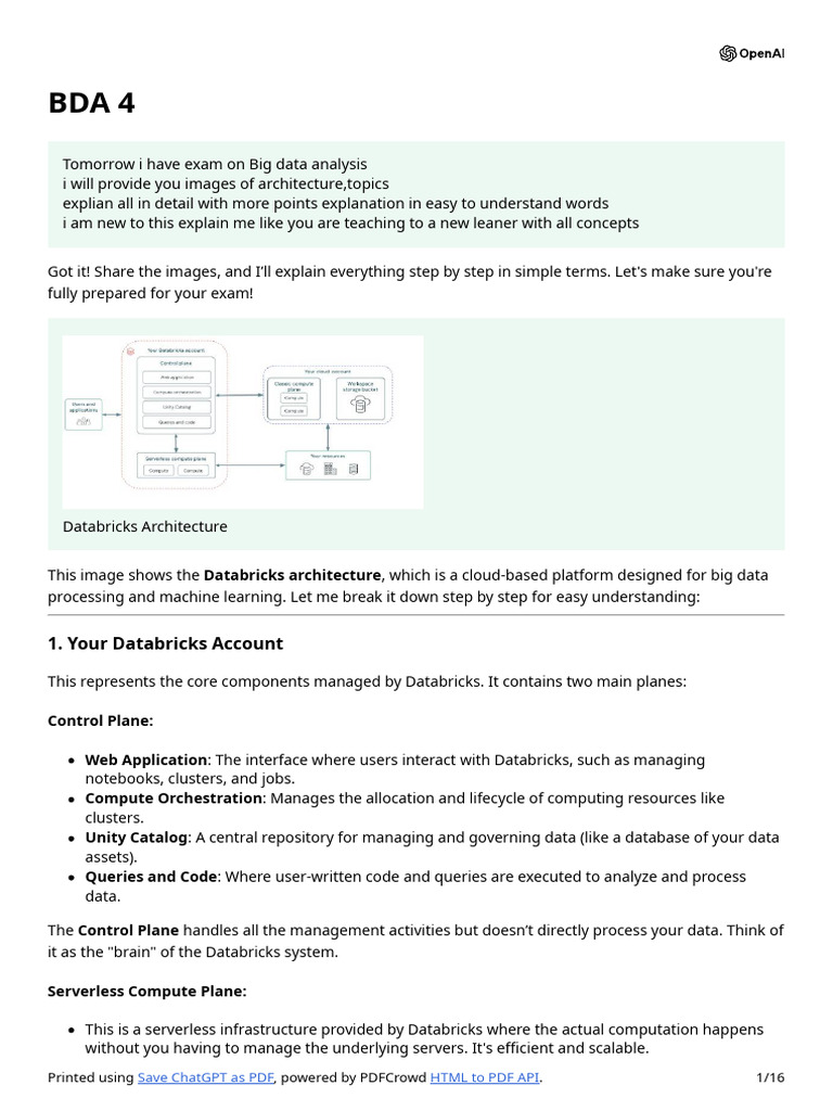 BDA 4 | PDF | Cloud Computing | Databases
