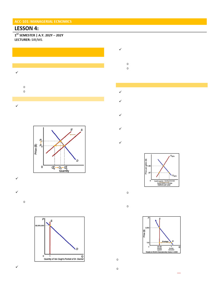 Managerial Economics - The Price System, Demand and Supply, Elasticity ...