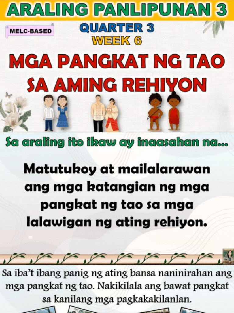 Ap3 Quarter 3 Week 6 Part 1 1 | PDF