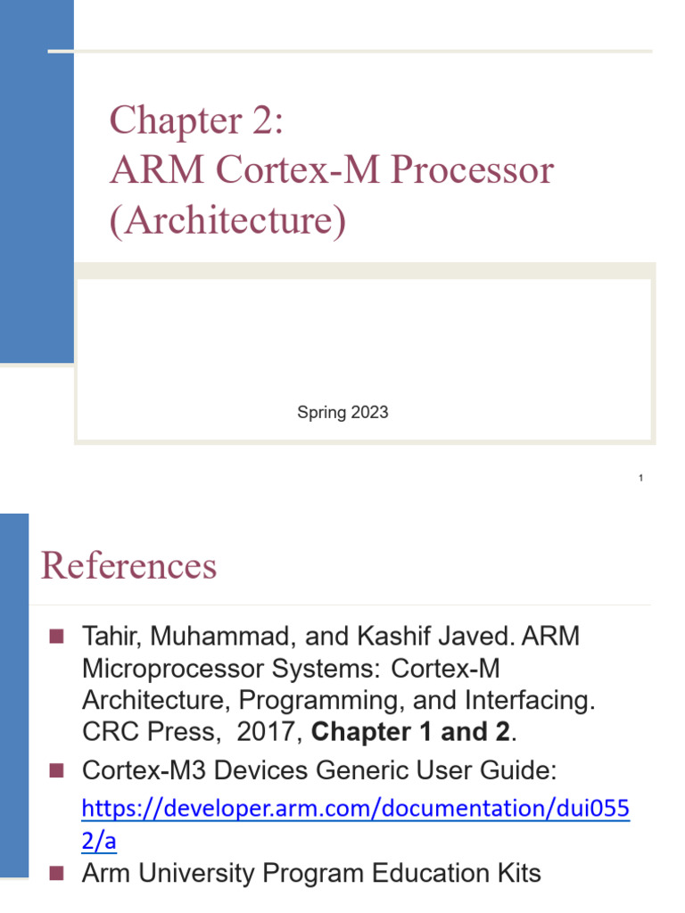 02 - CH_2_ARM_Processor Architecture(6) (1) | PDF | Random Access Memory | Central Processing Unit