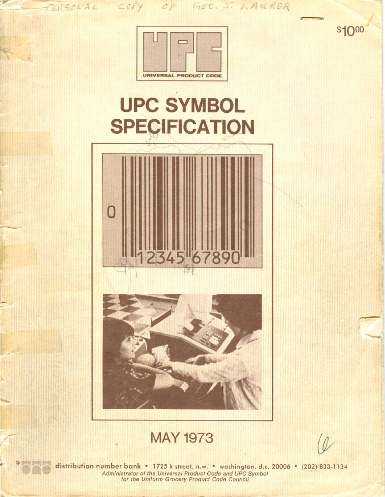 Upc Symbol Spe Ification: Universal Product Code | PDF | Universal ...