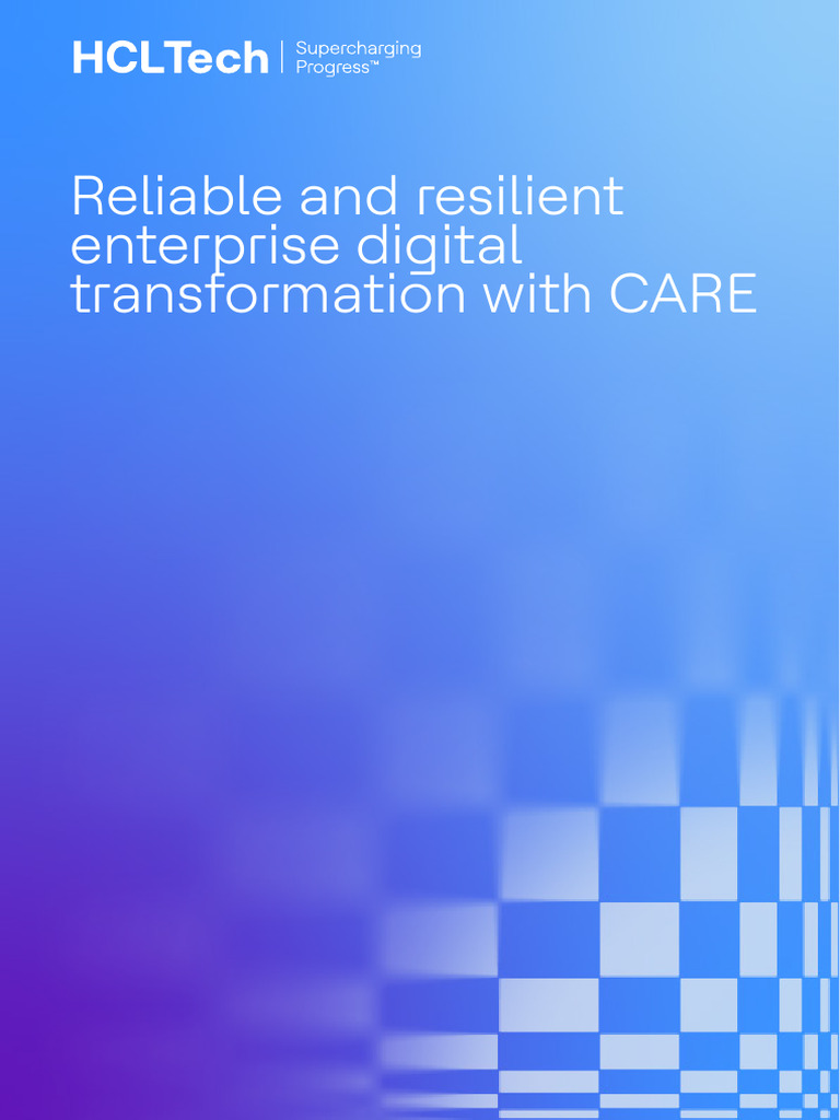 HCLTech AWS Reinvent CARE | PDF | Reliability Engineering | Information Technology