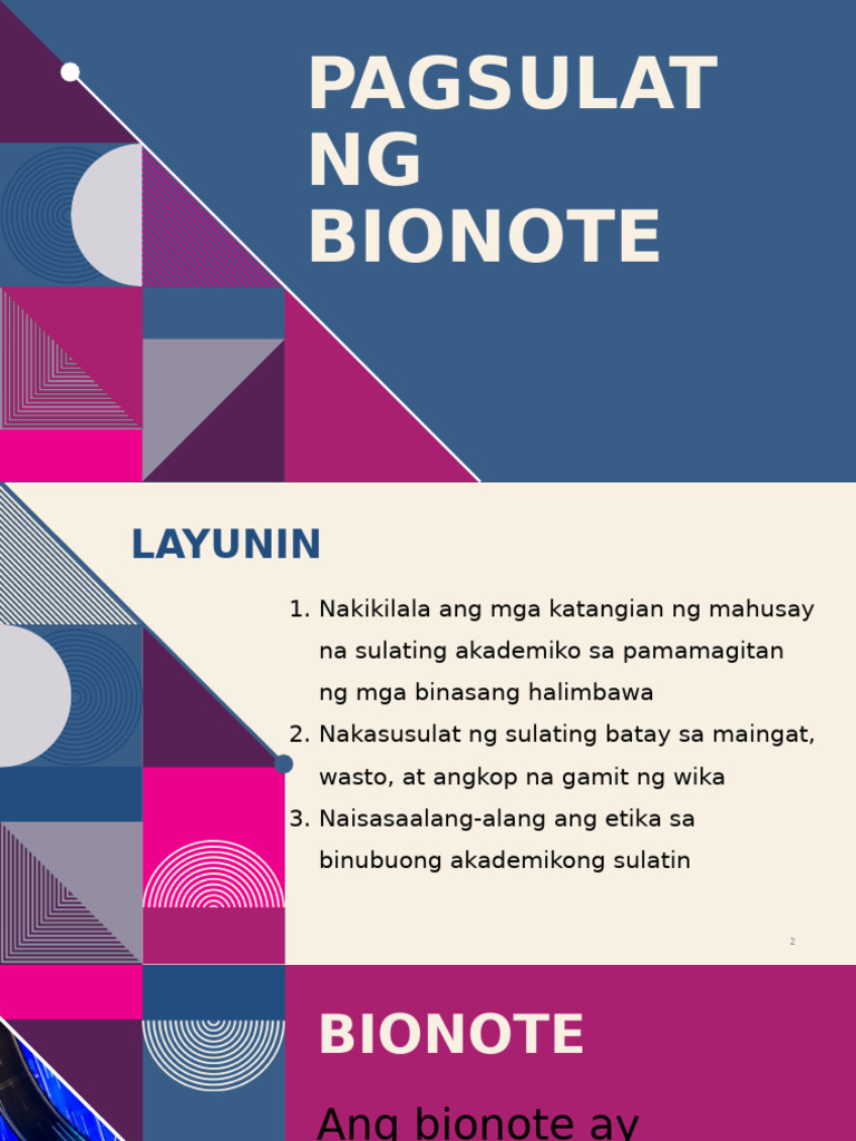 BIONOTE (1) | PDF