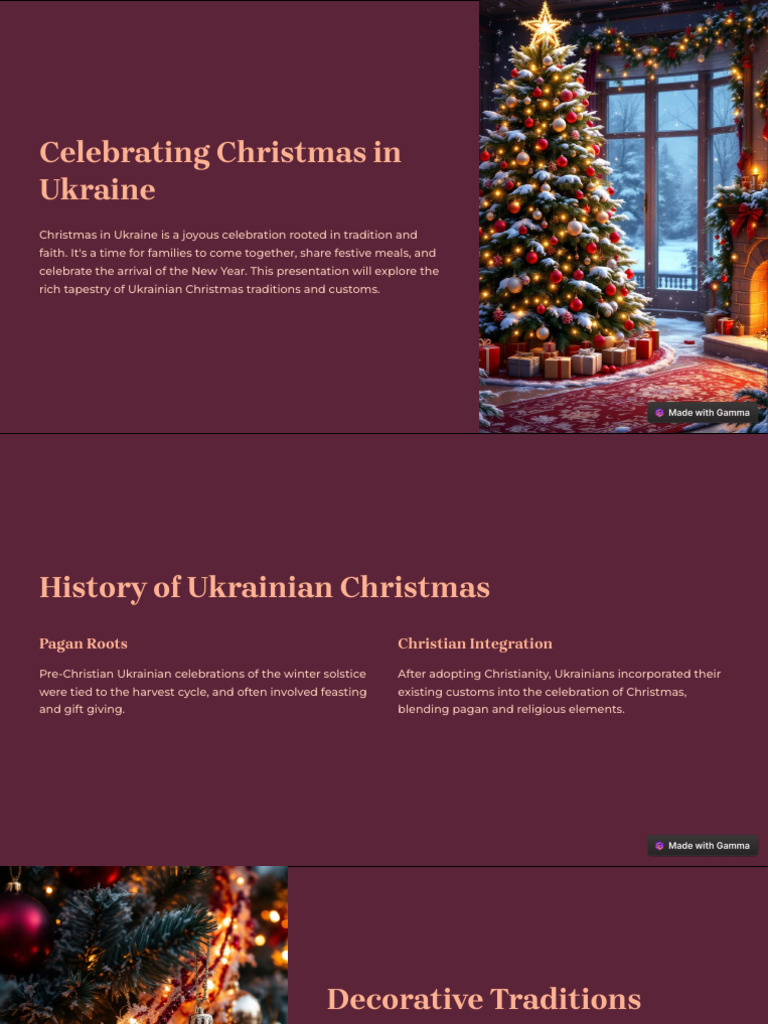 Celebrating Christmas in Ukraine | PDF | Christmas | Christmas Eve