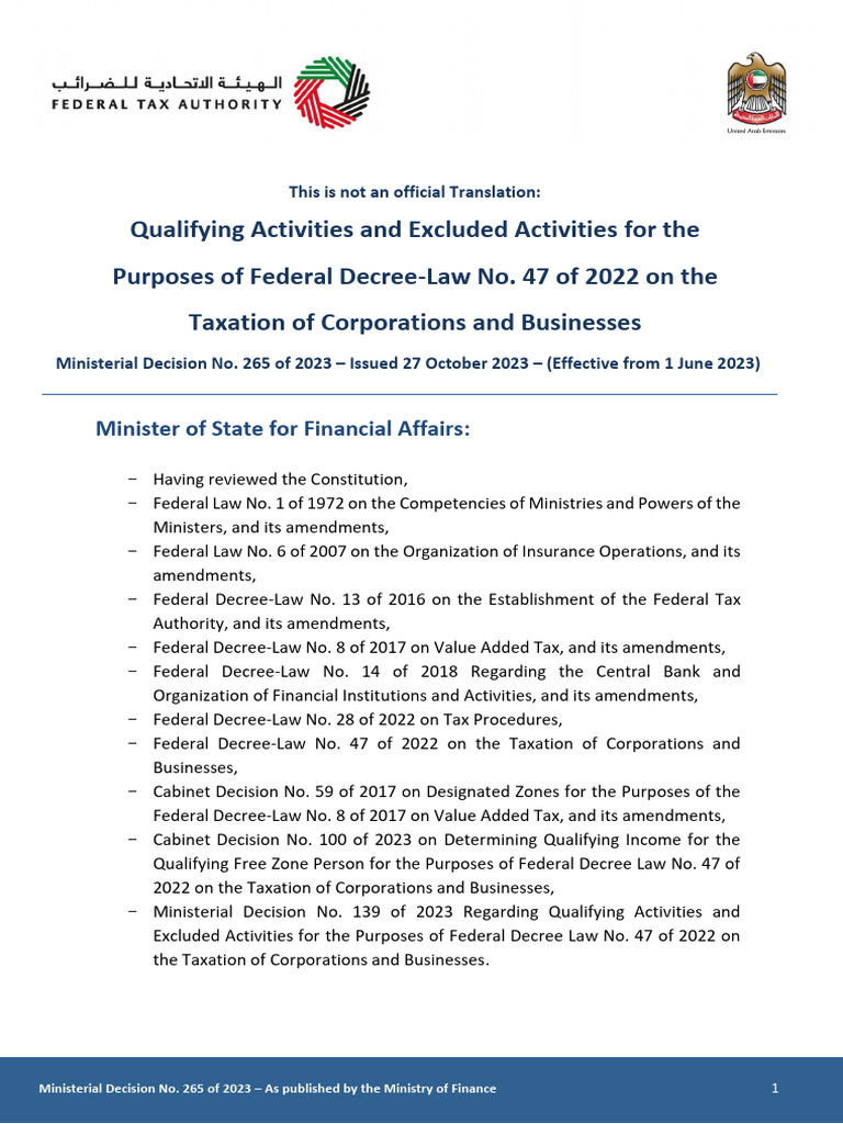 MD-No-265-of-2023-Regarding-Qualifying-Activities-and-Excluded ...