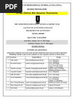 Imc Unit 1 Mock Exam 1 v22 | PDF | Capital Gain | Taxes