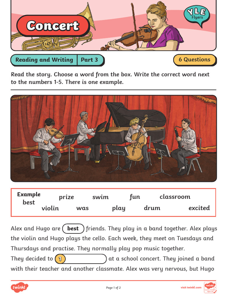 T 1684494330 Esl Yle Flyers Reading and Writing Part 3 Worksheet ...