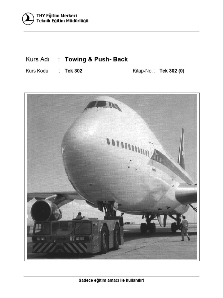 Towing and Push Back | PDF