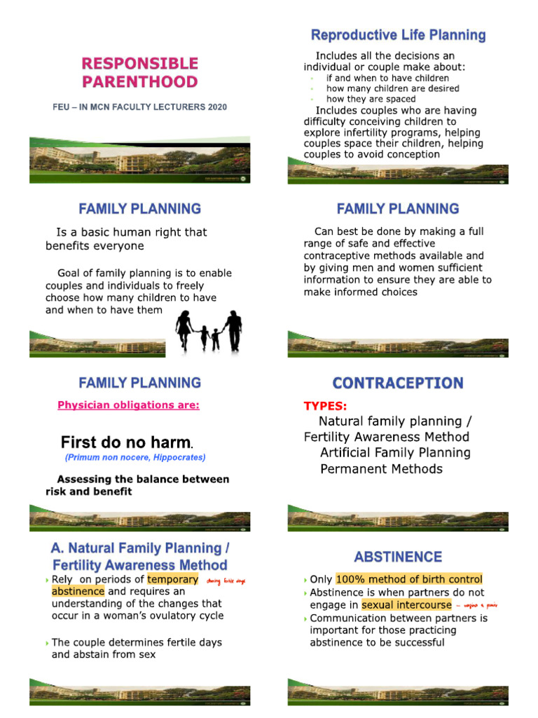 Module 3 Responsible Parenthood | PDF