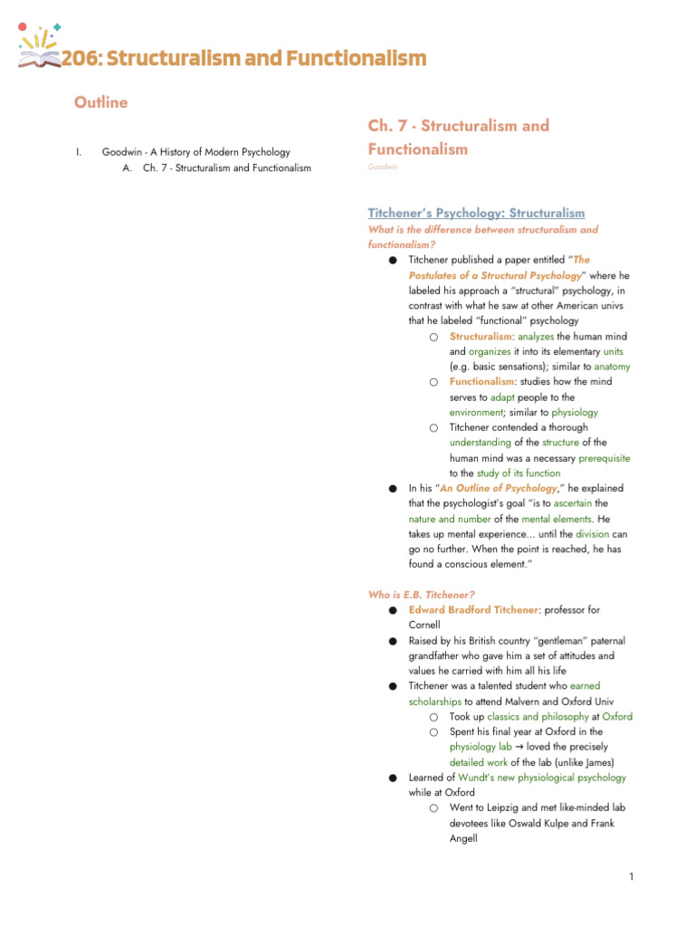 5. 206_ Structuralism and Functionalism (10_13) | PDF | Cognitive ...