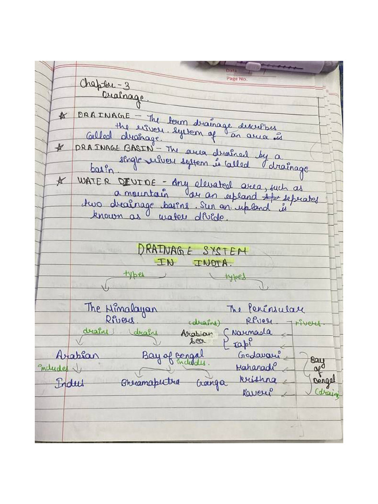 Drainage Notes | PDF