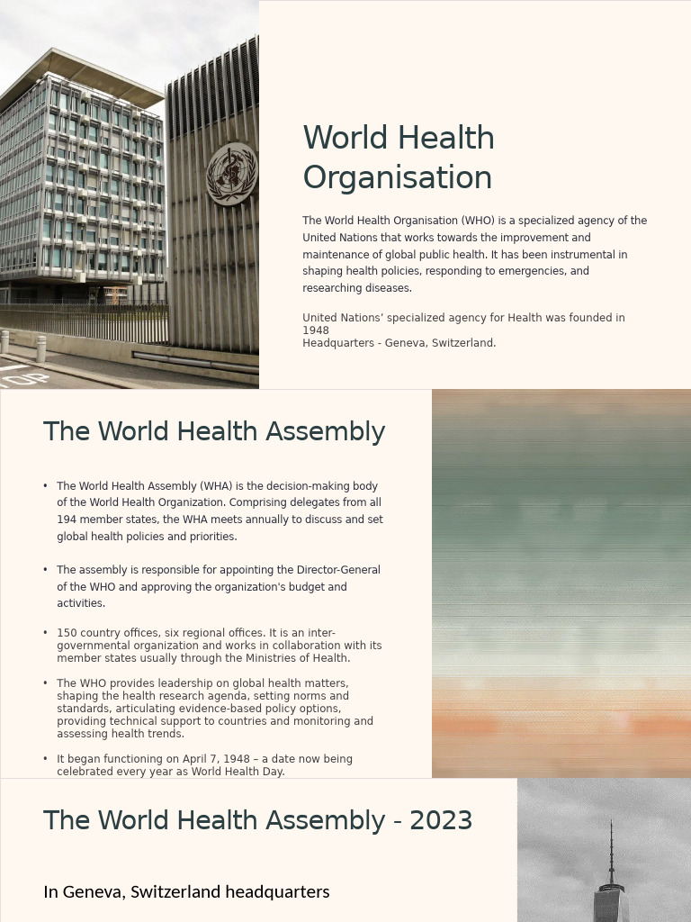 World Health Organization Overview | PDF | World Health Organization ...