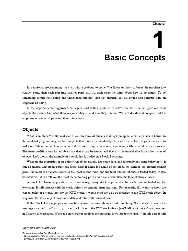 03 - Chapter 1 - Basic Concepts | PDF | Inheritance (Object Oriented ... 03 - Chapter 1 - Basic Concepts | PDF | Inheritance (Object Oriented ...