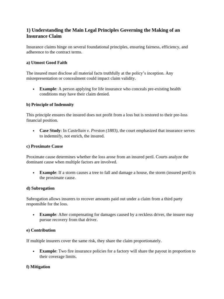 module 7 LAWS | PDF | Insurance | Proximate Cause
