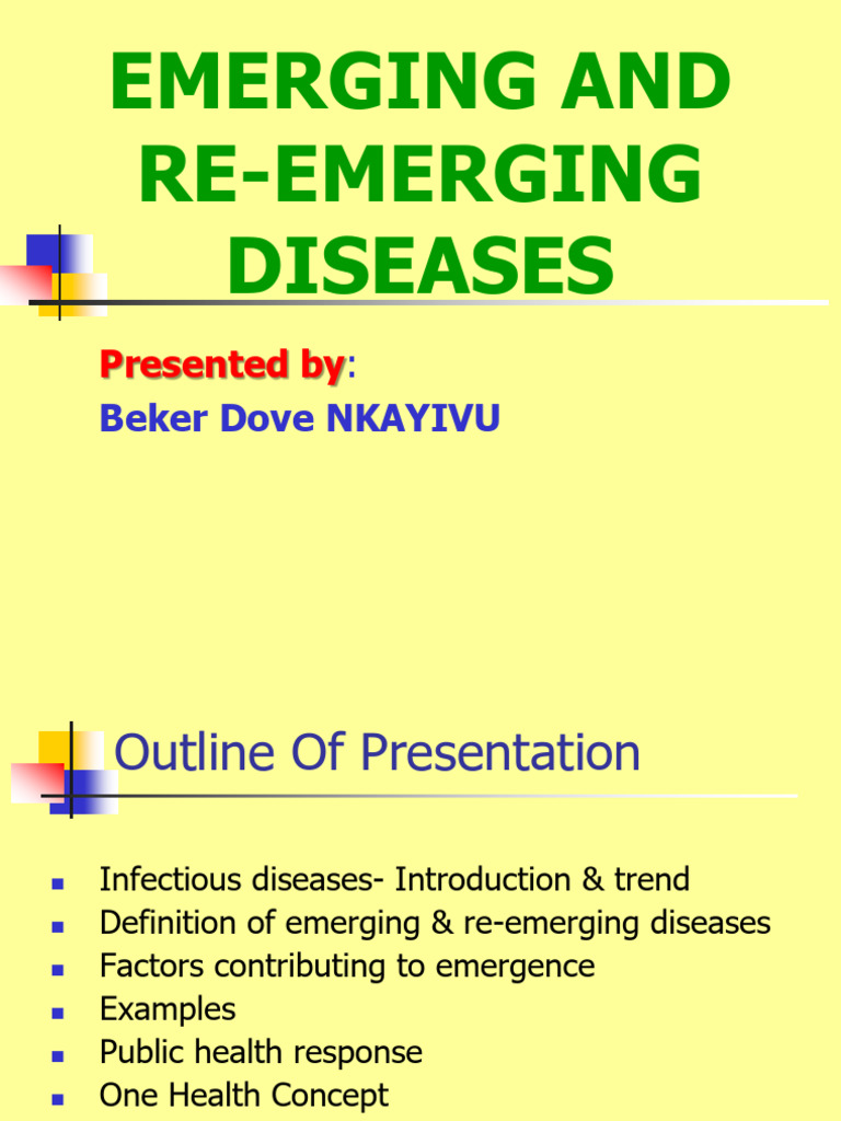 Emerging and Re Emerging Diseases (2) - 083321 | PDF | Influenza ...