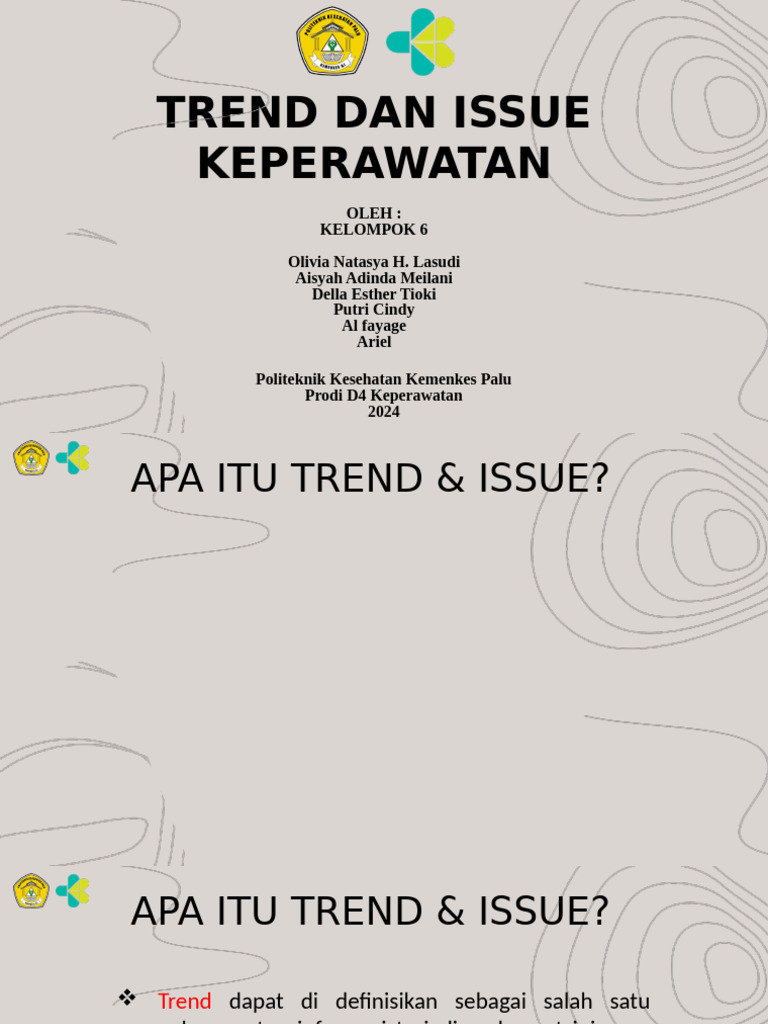 Trend & Issue Kep | PDF
