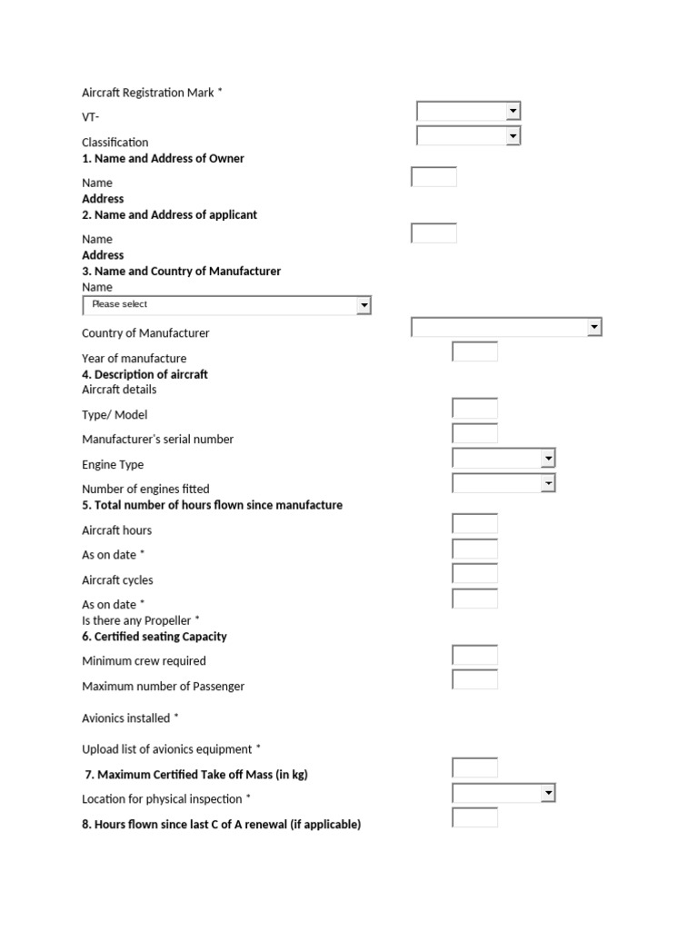 Aircraft Registration and Maintenance Checklist | PDF | Aviation | Aircraft