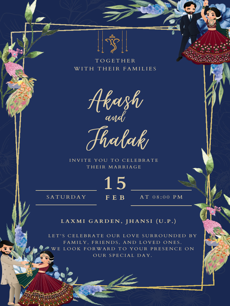 Akash Wedding Invitation Card .pdf | PDF
