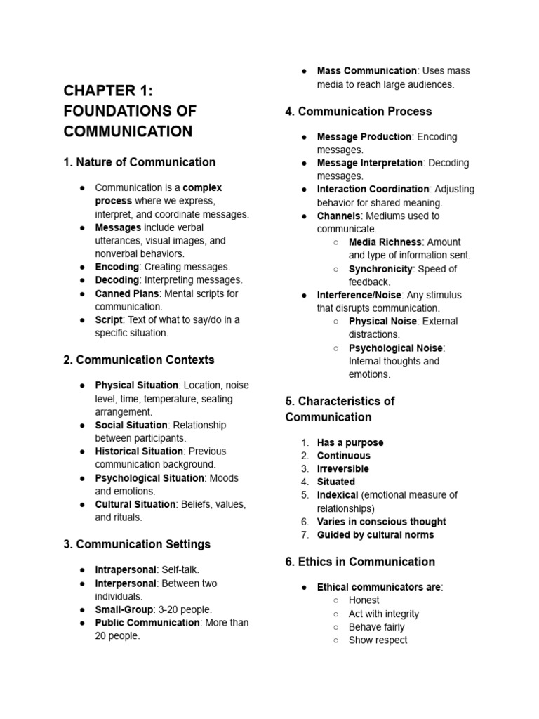 Foundations of Communication Skills | PDF | Communication | Cognition