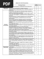 Judging Criteria For Posters: I. Poster Presentation - 25pts | PDF ...