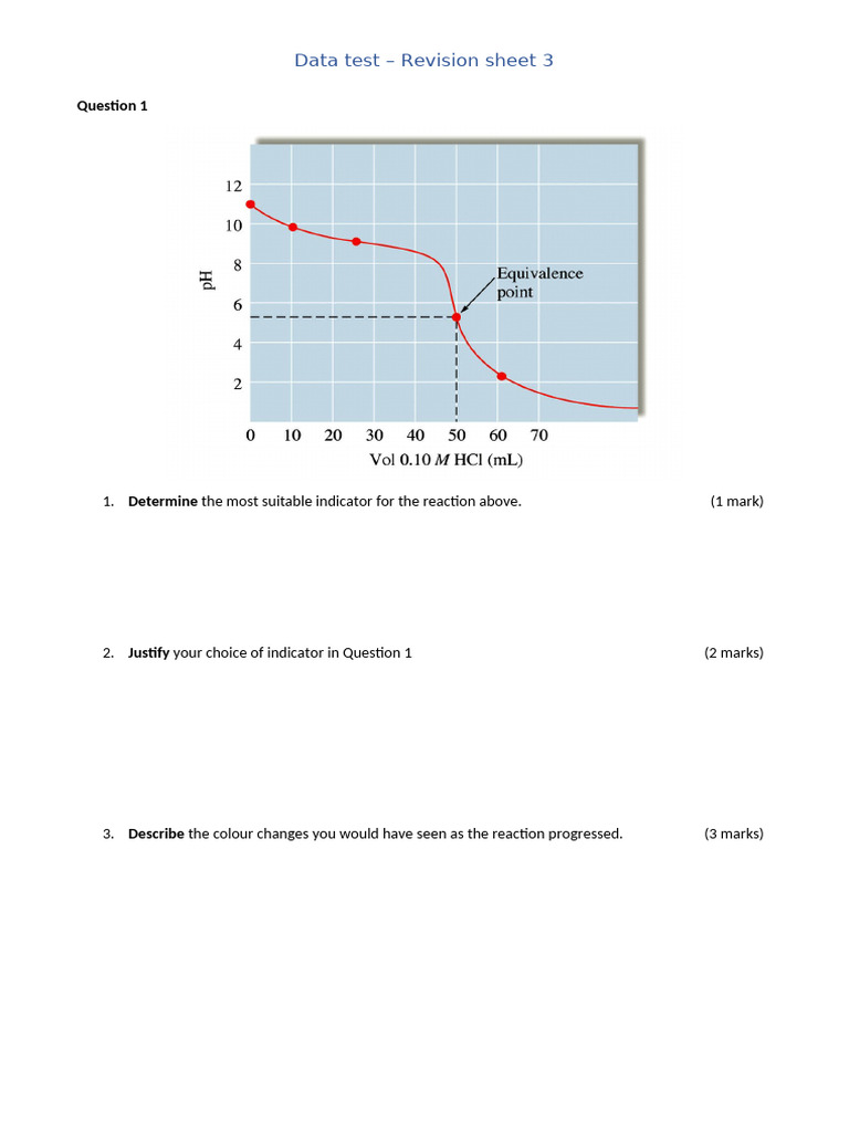 Chemistry Reaction Indicators Guide | PDF