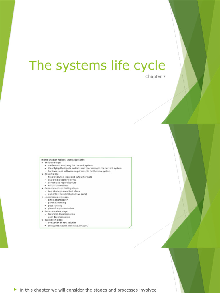 The Systems Life Cycle | PDF | Computer Data Storage | Computer File