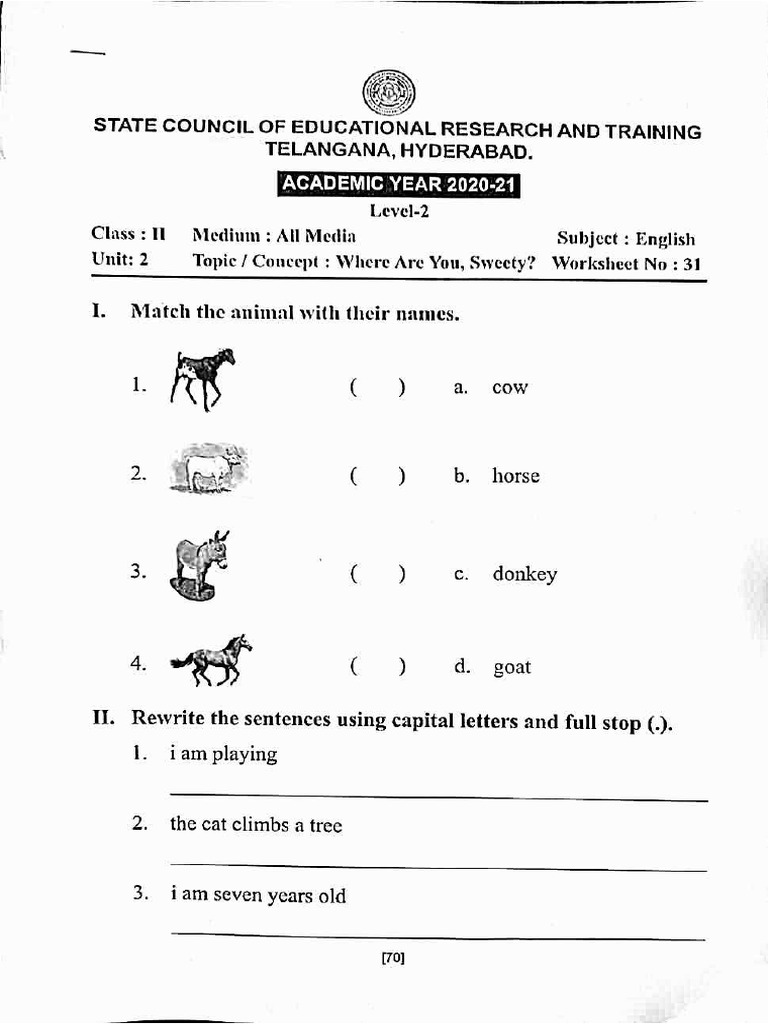WORKSHEETS | PDF