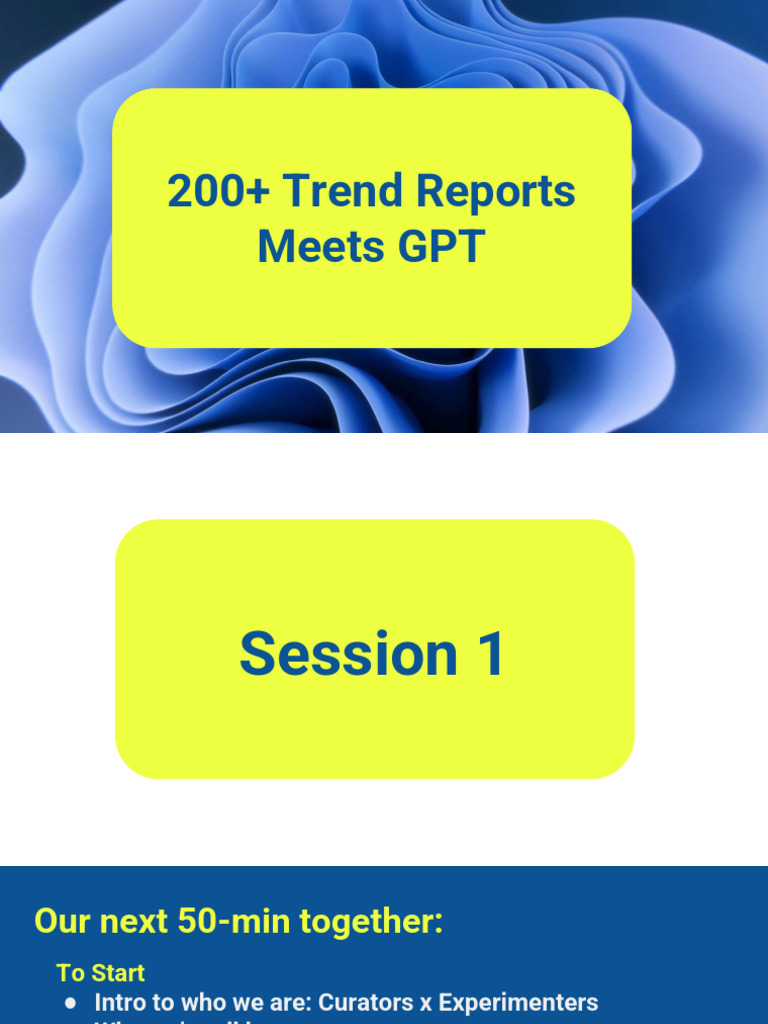 GPT Trend Insights & Experimentation | PDF | Artificial Intelligence ...